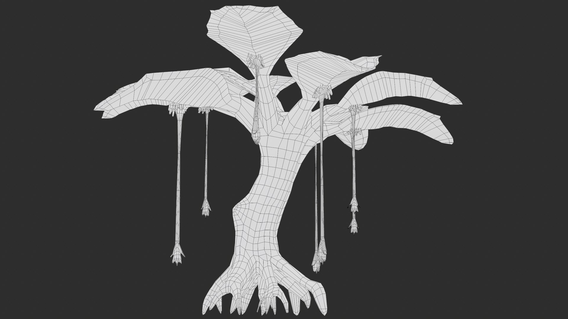 Alien Tropical Tree Blue PBR 3D - TurboSquid 2073879