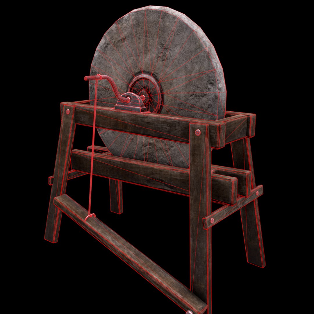 3D Grindstone Grind Stone - TurboSquid 1321569