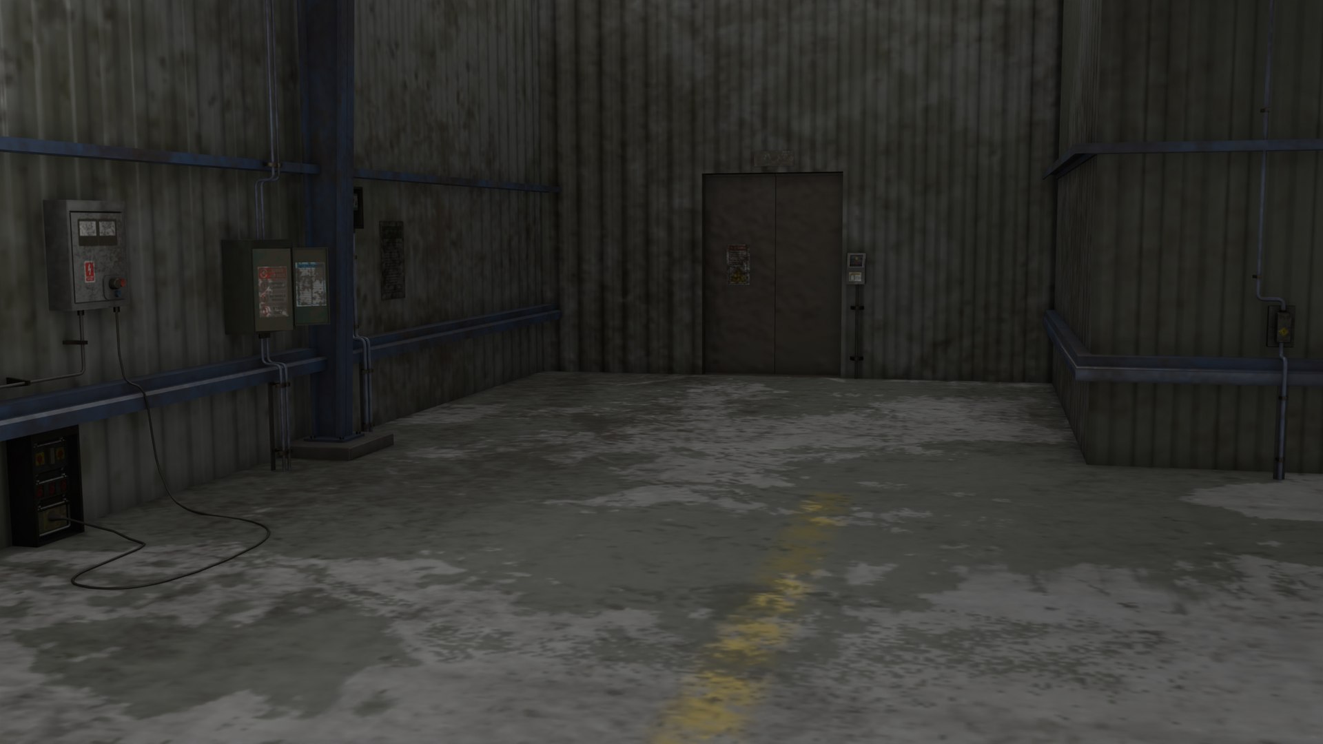 3D Old Dirty Garage With Interior All PBR Unity UE Textures Included ...