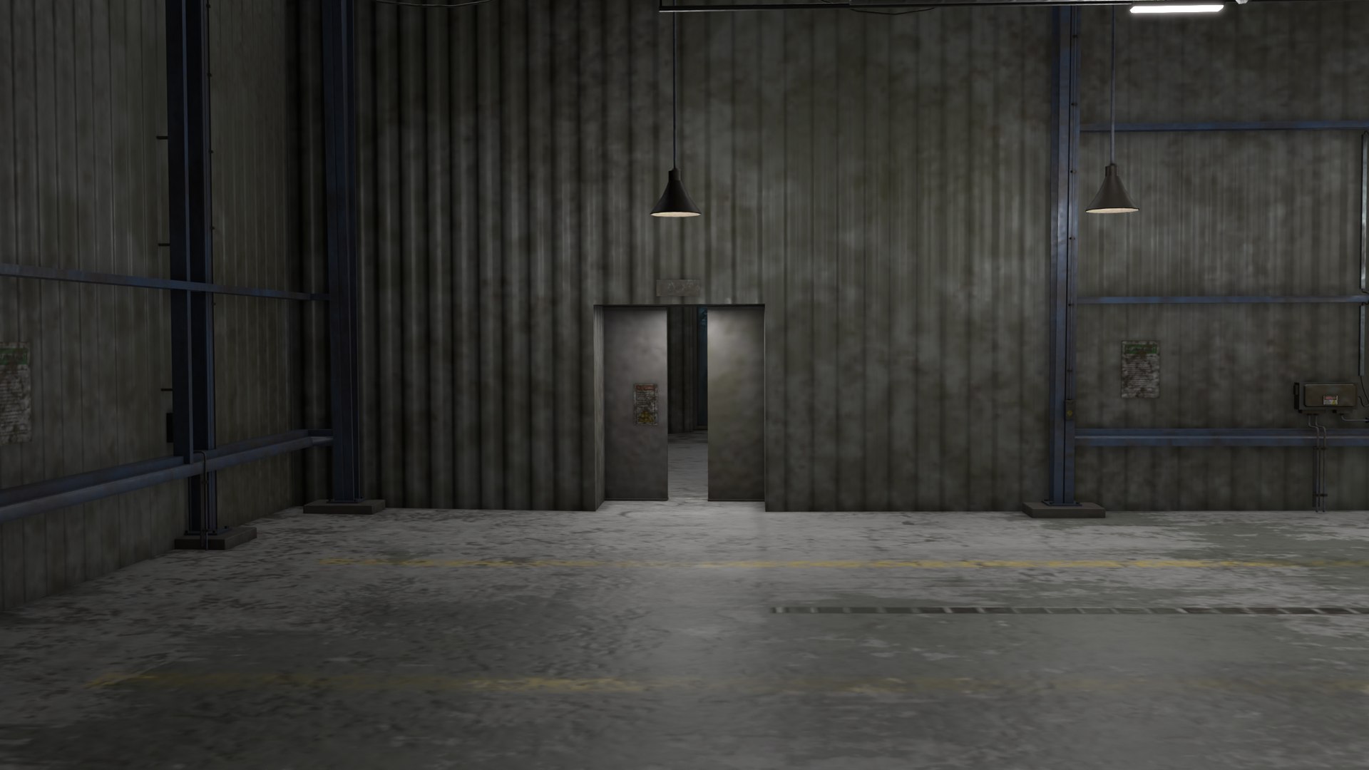 3D Old Dirty Garage With Interior All PBR Unity UE Textures Included ...