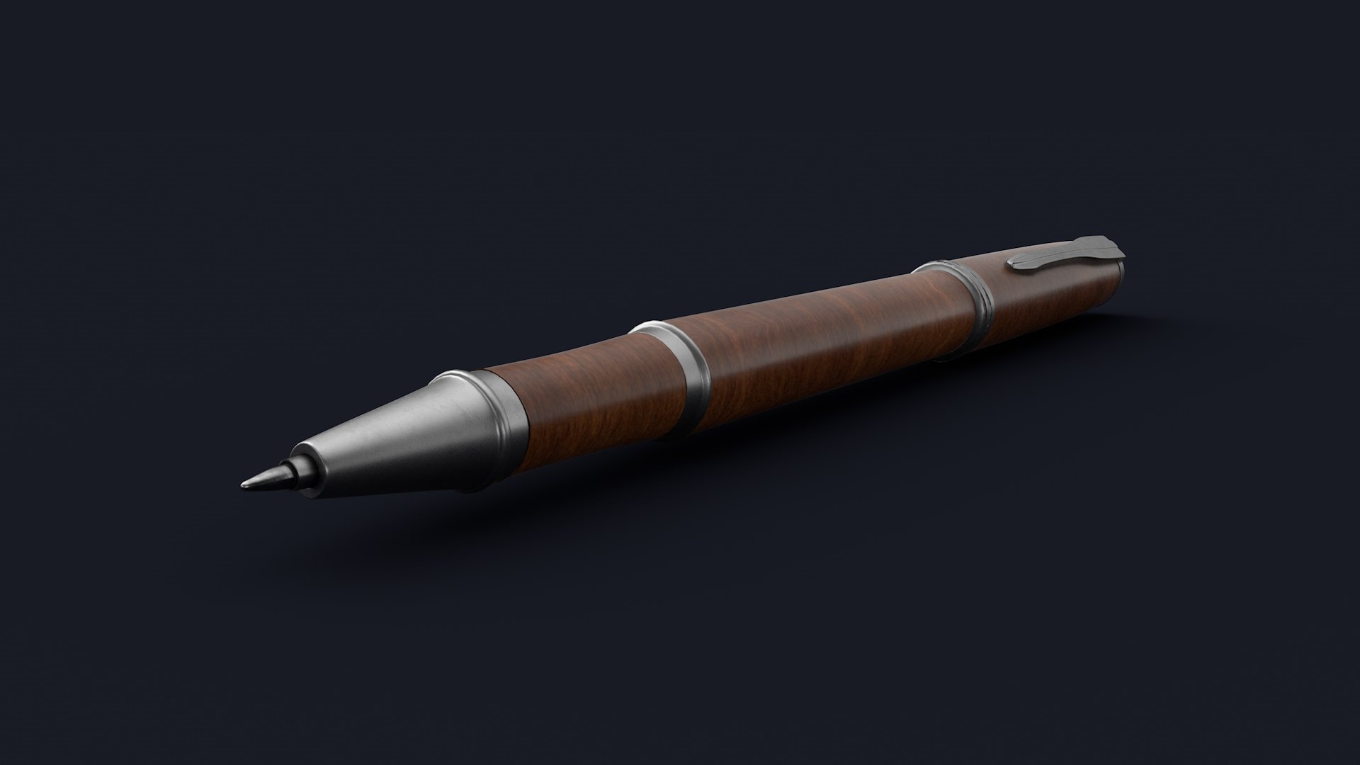 Wooden Pen 3D Model - TurboSquid 1881379