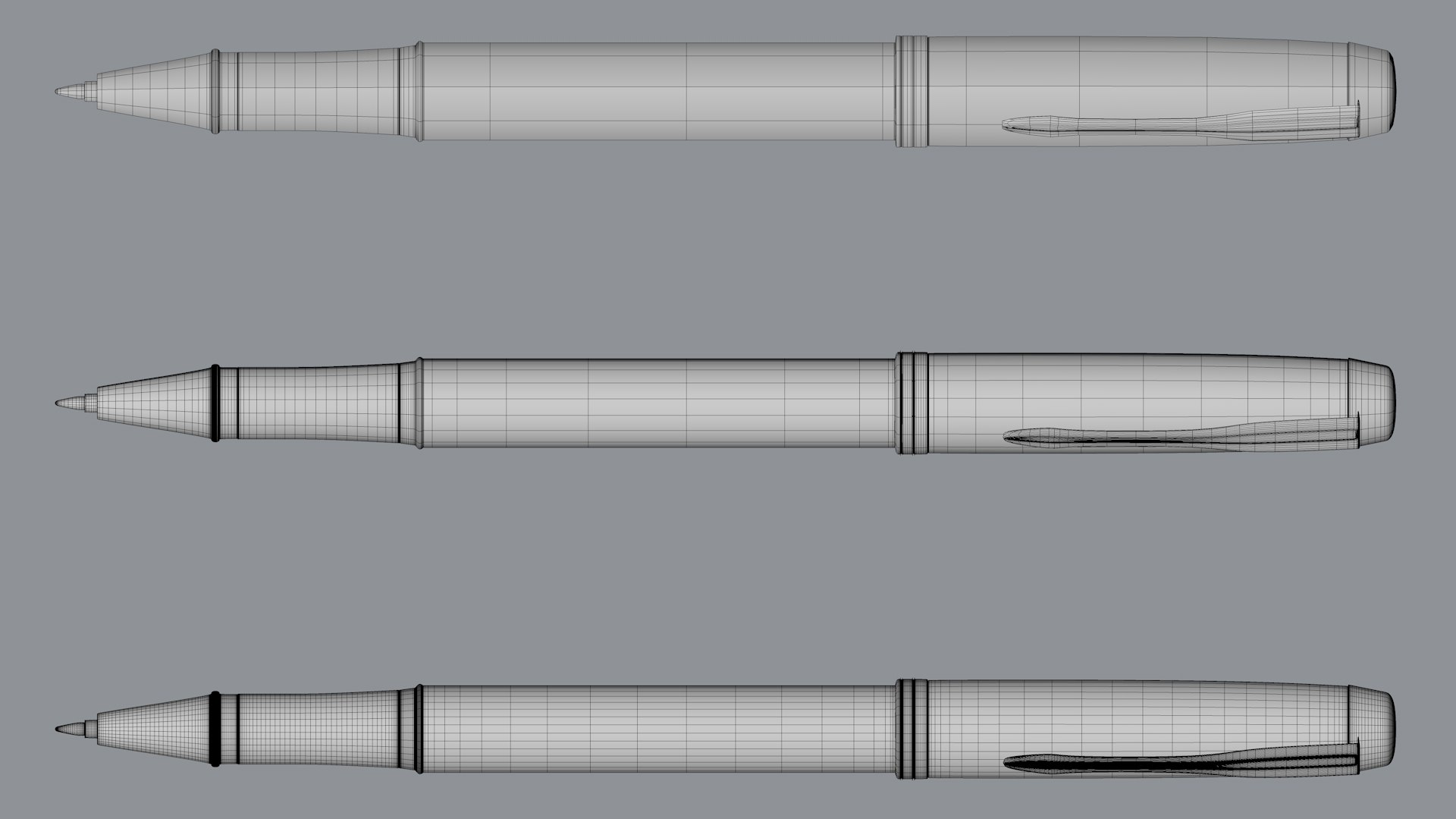 Wooden Pen 3D Model - TurboSquid 1881379