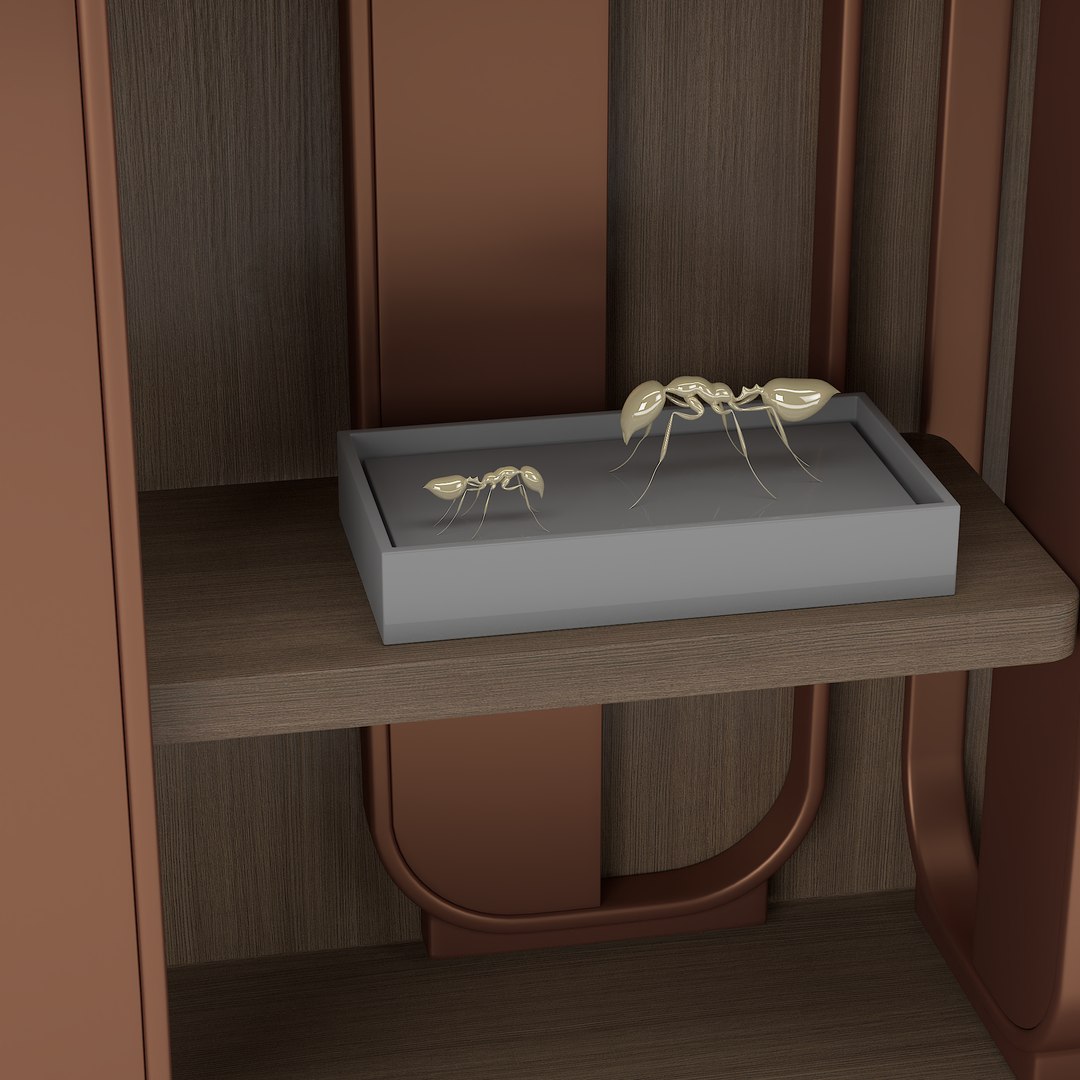Shelf with Decor 3D - TurboSquid 1855107