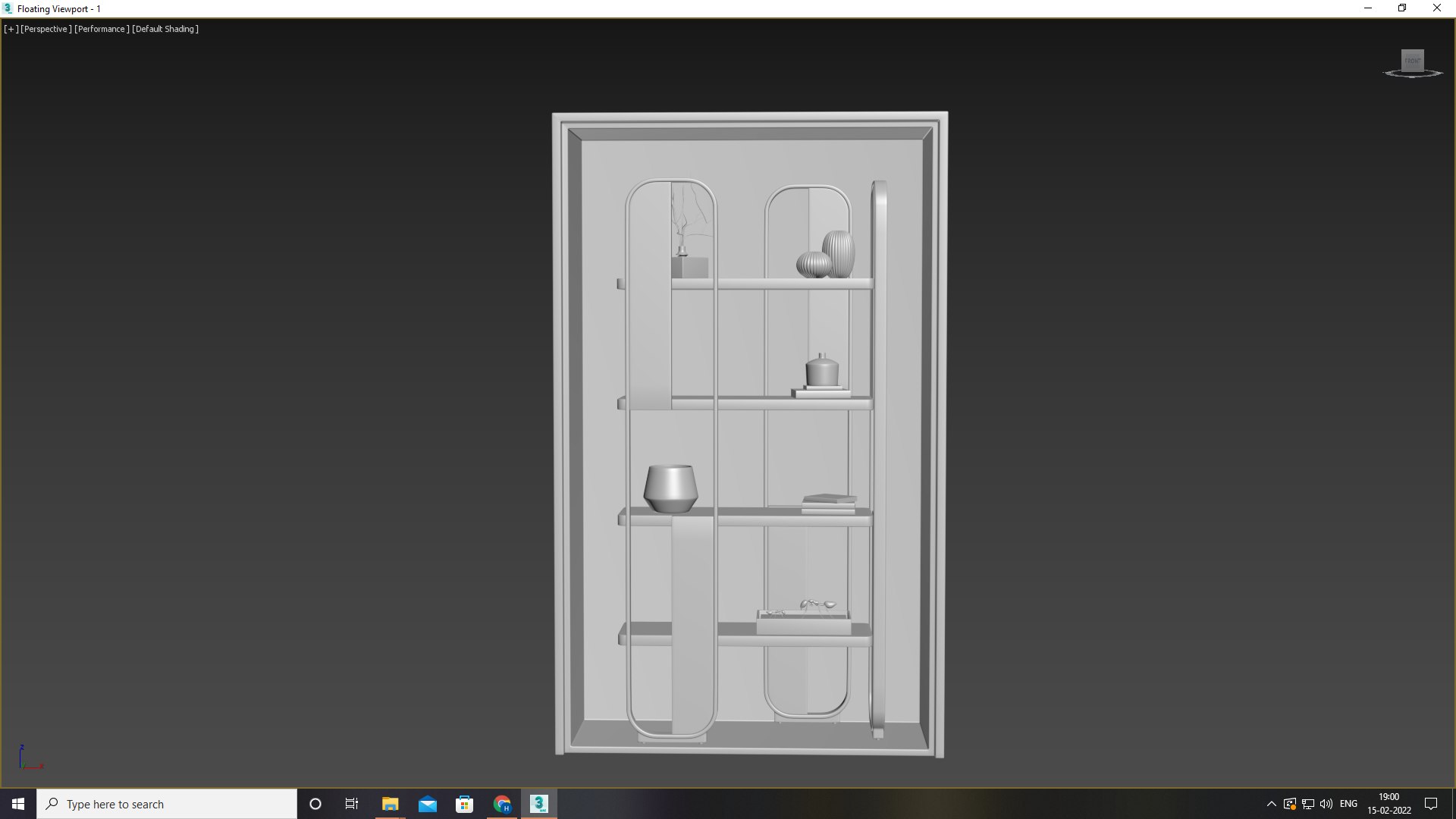 Shelf with Decor 3D - TurboSquid 1855107
