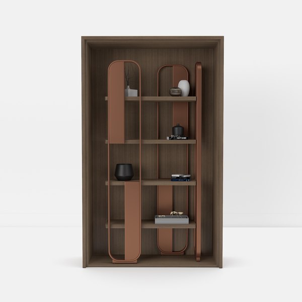 modelo 3d Estante con decoración - TurboSquid 1855107