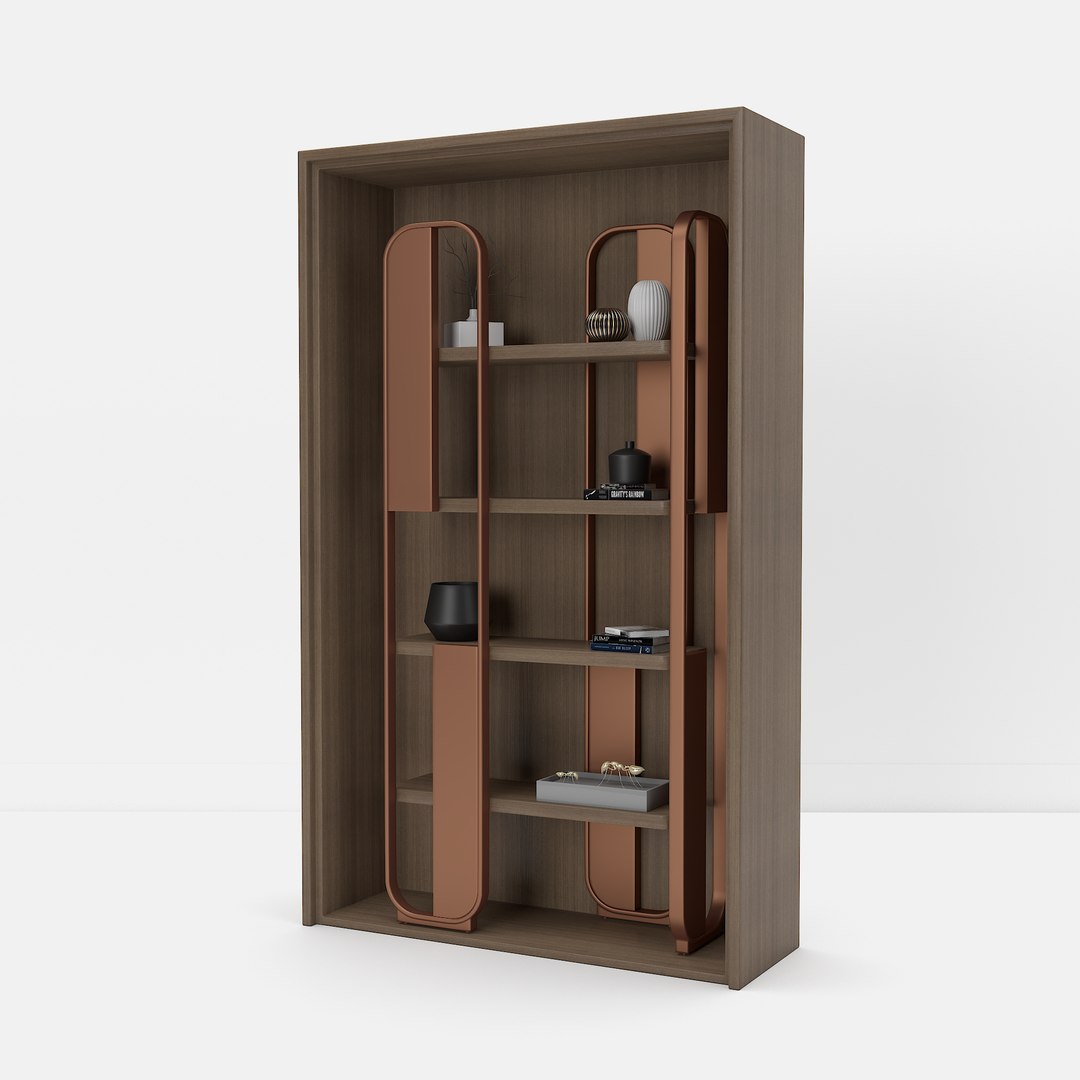 Shelf with Decor 3D - TurboSquid 1855107