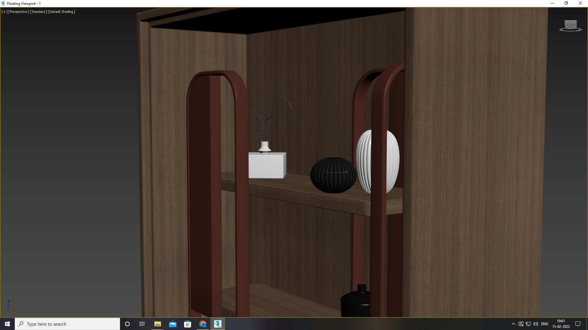 Shelf with Decor 3D - TurboSquid 1855107