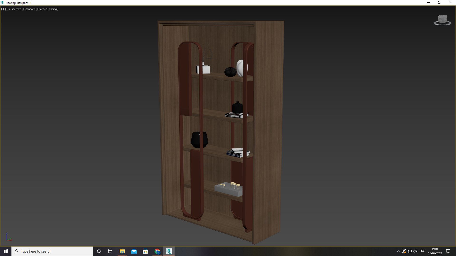 Shelf with Decor 3D - TurboSquid 1855107