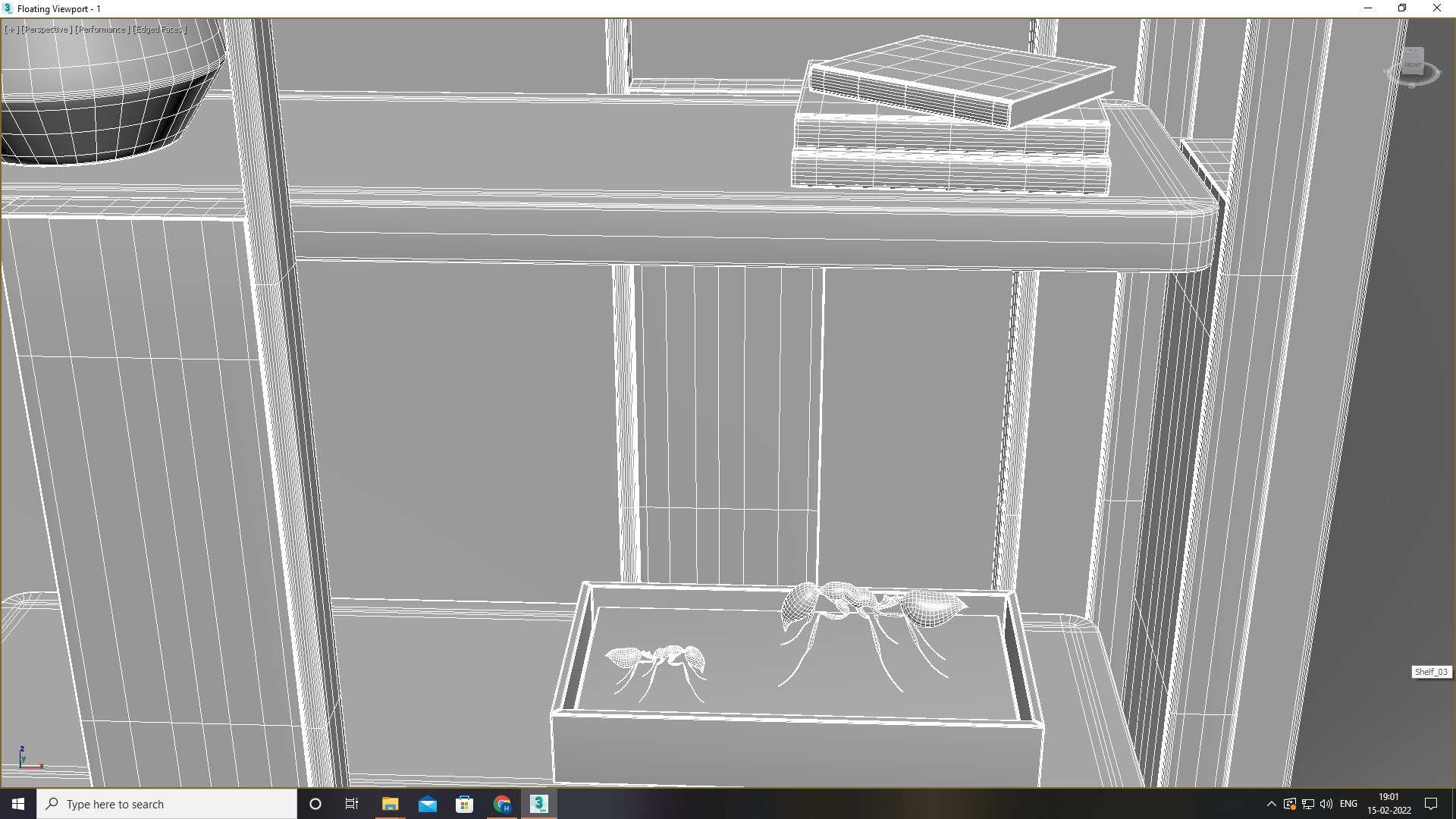 Shelf with Decor 3D - TurboSquid 1855107
