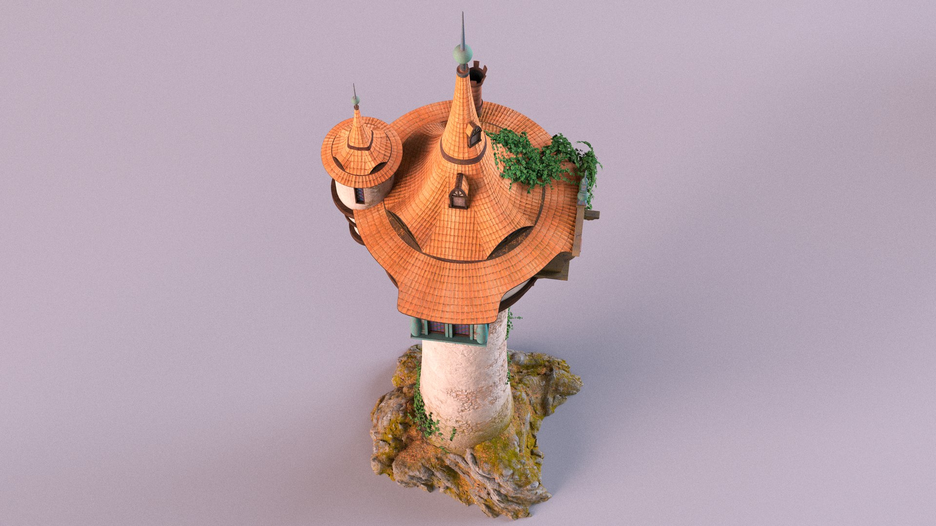 Rapunzel Castle Tower 3D Model - TurboSquid 2144489