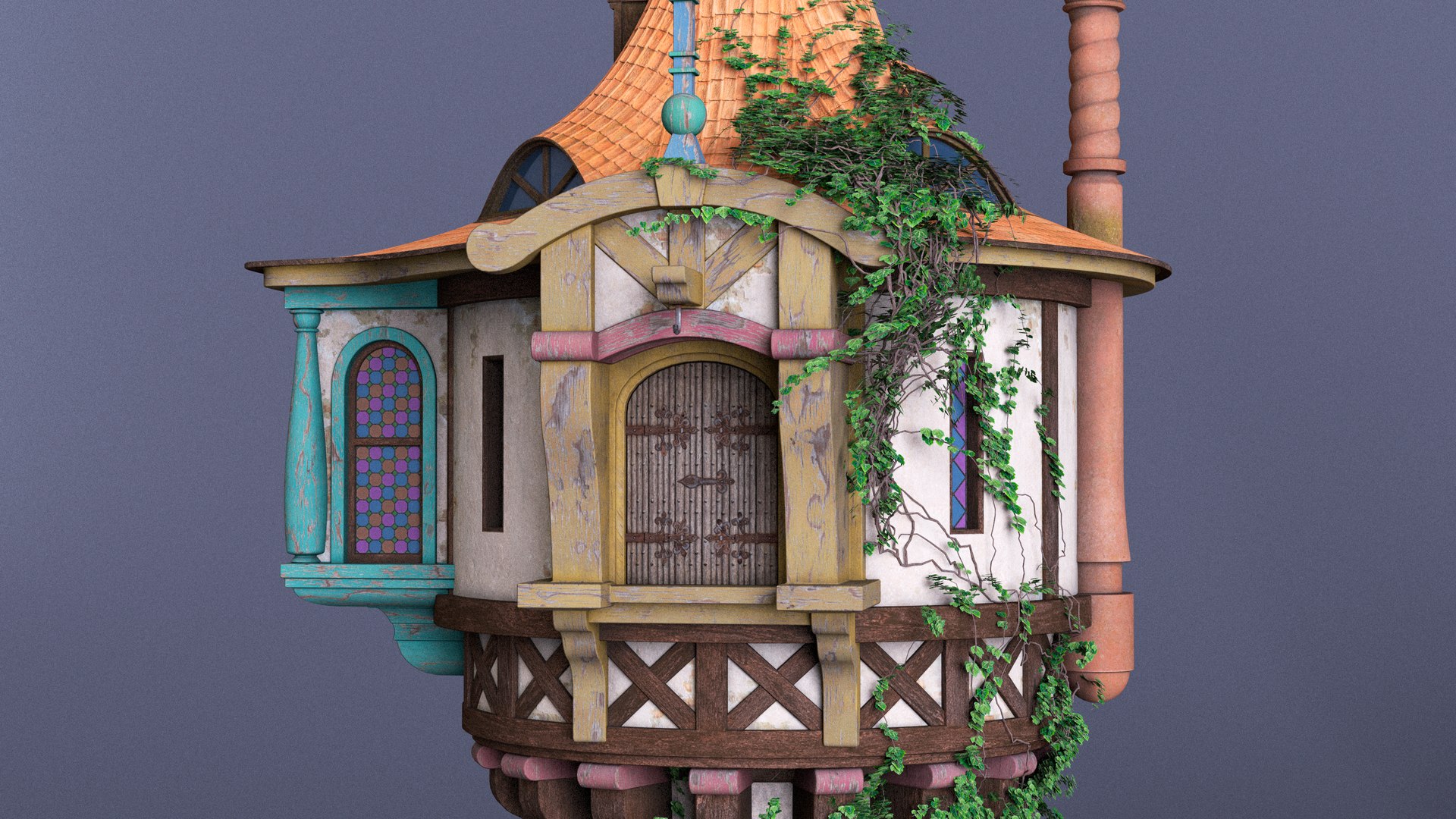 Rapunzel Castle Tower 3D Model - TurboSquid 2144489