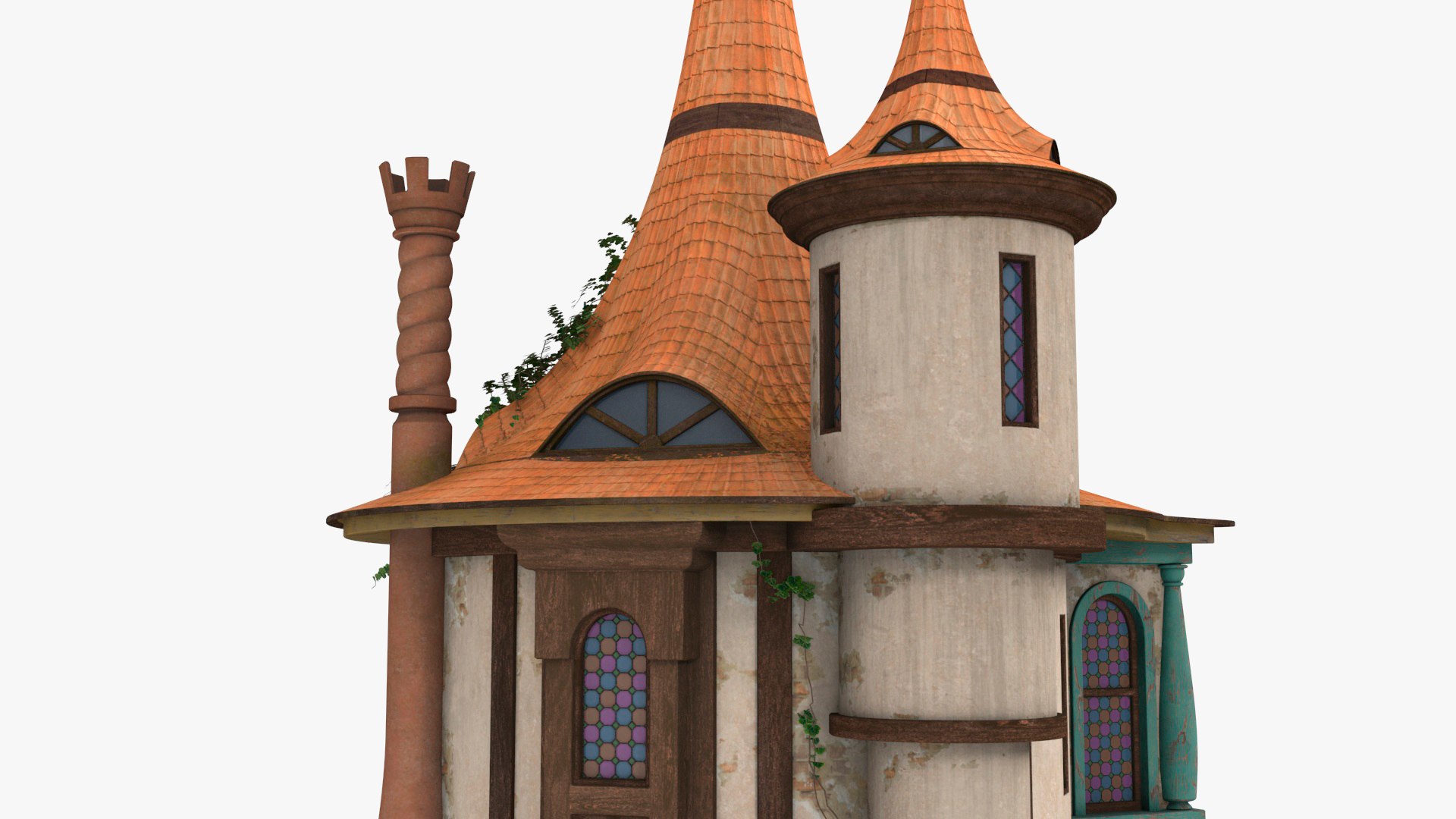 Rapunzel Castle Tower 3D model - TurboSquid 2144489