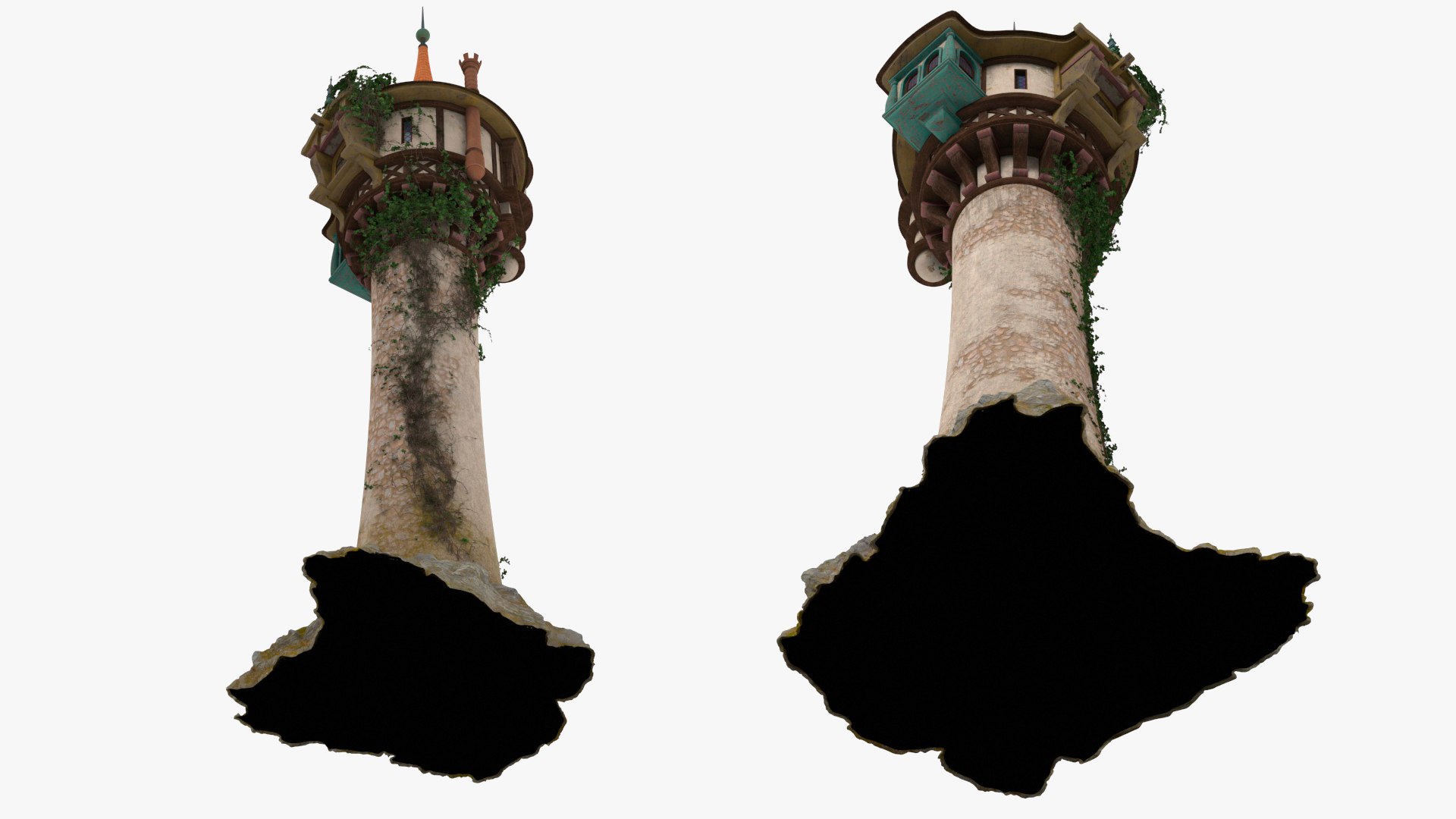 Rapunzel Castle Tower 3D model - TurboSquid 2144489