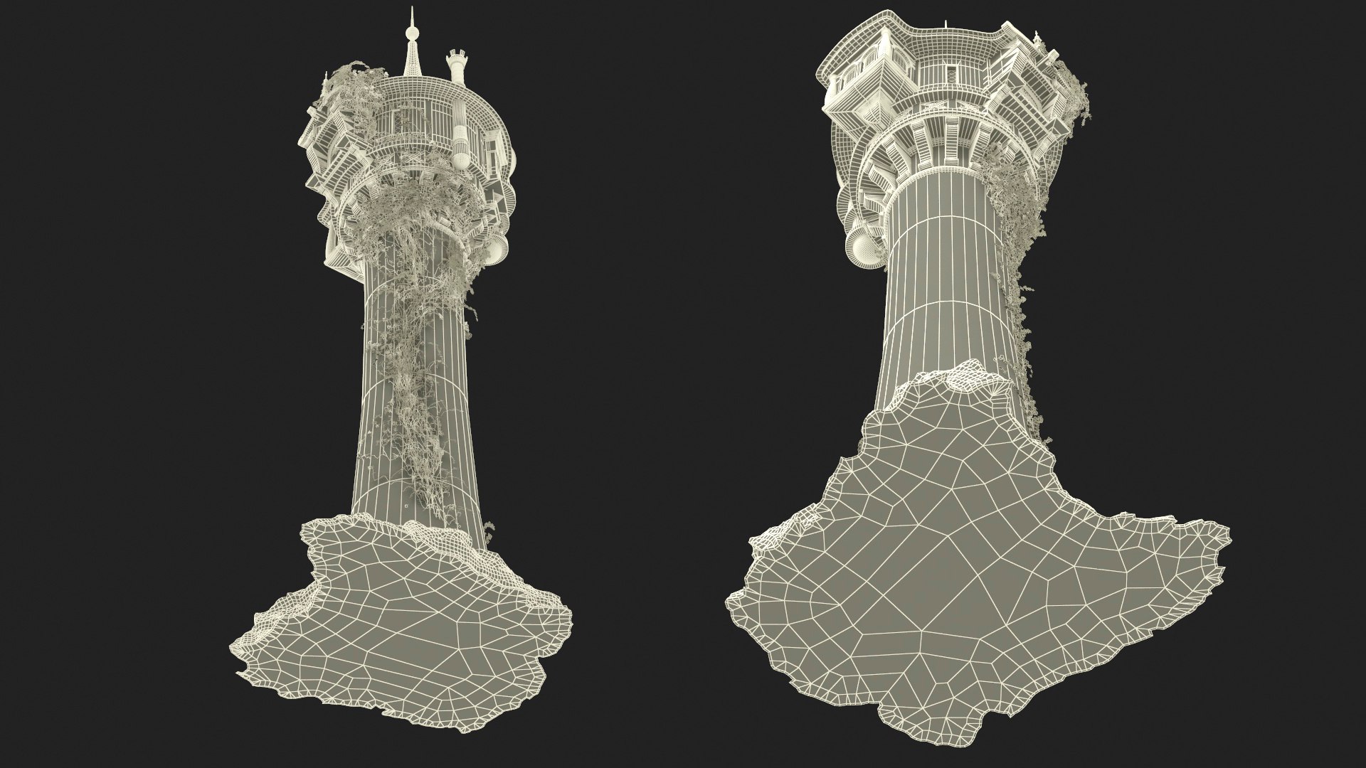 Rapunzel Castle Tower 3D model - TurboSquid 2144489