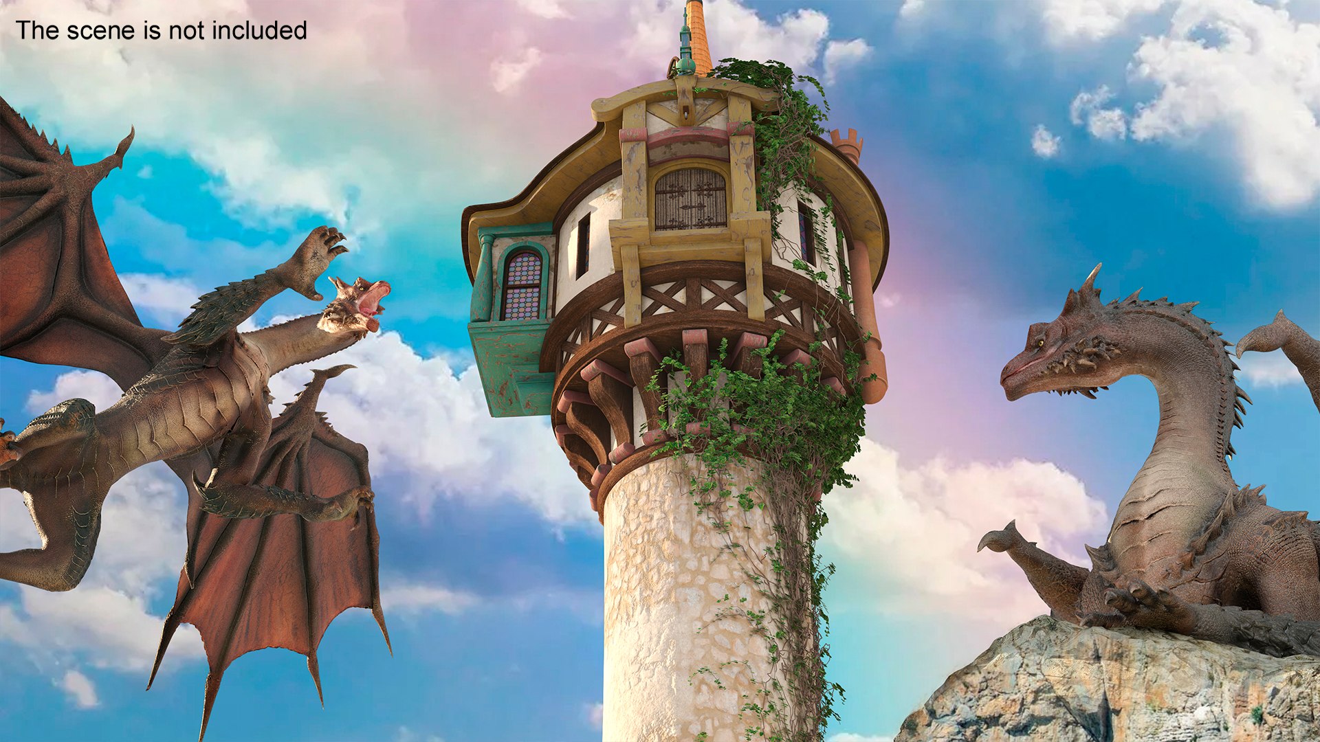 Rapunzel Castle Tower 3D Model - TurboSquid 2144489
