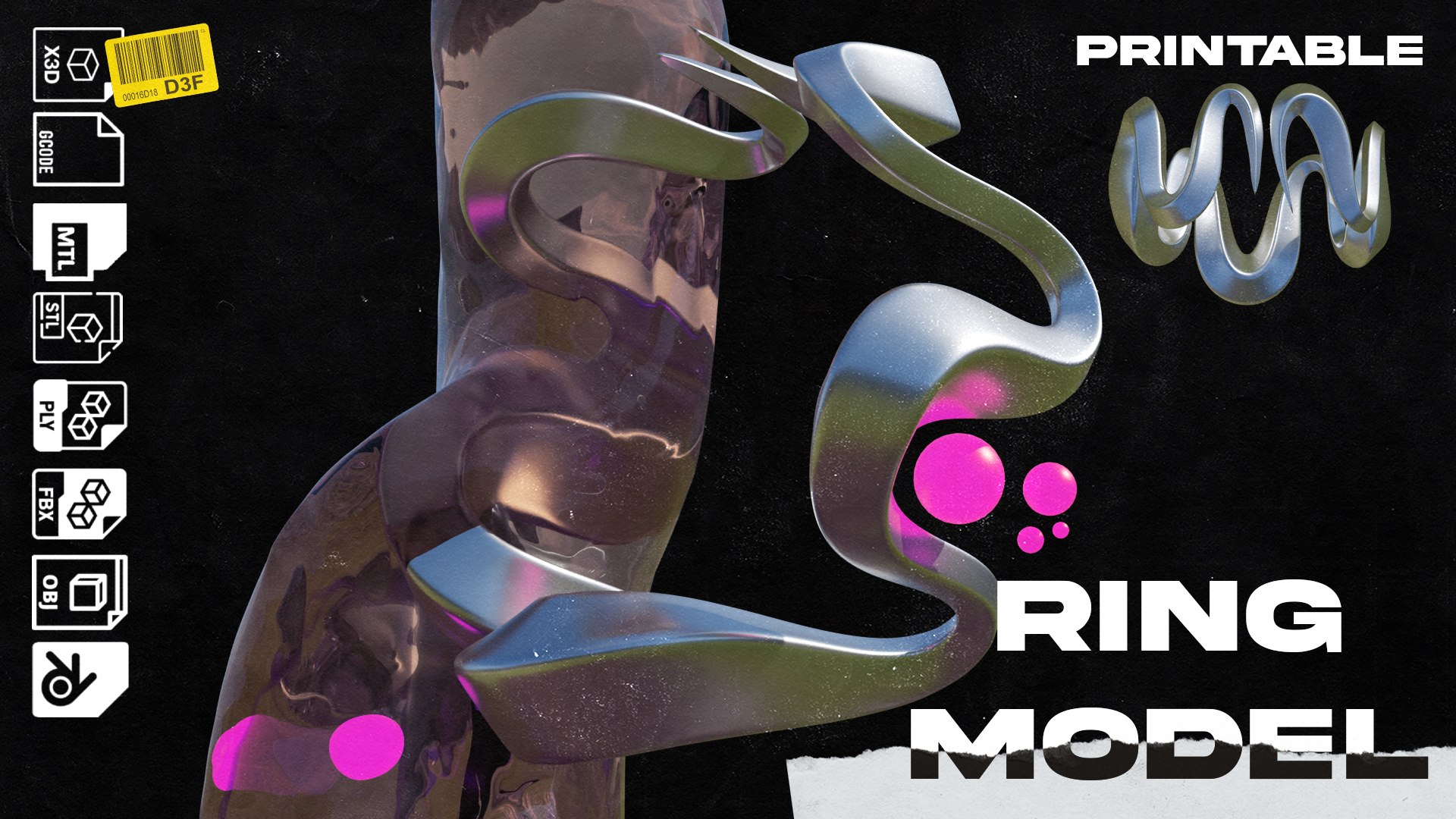 Ring Model 3D model - TurboSquid 1992100