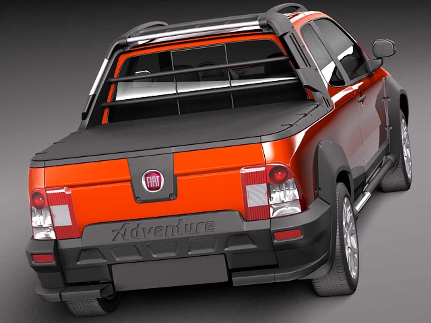 Fiat Strada Adventure Pickup 3d 3ds