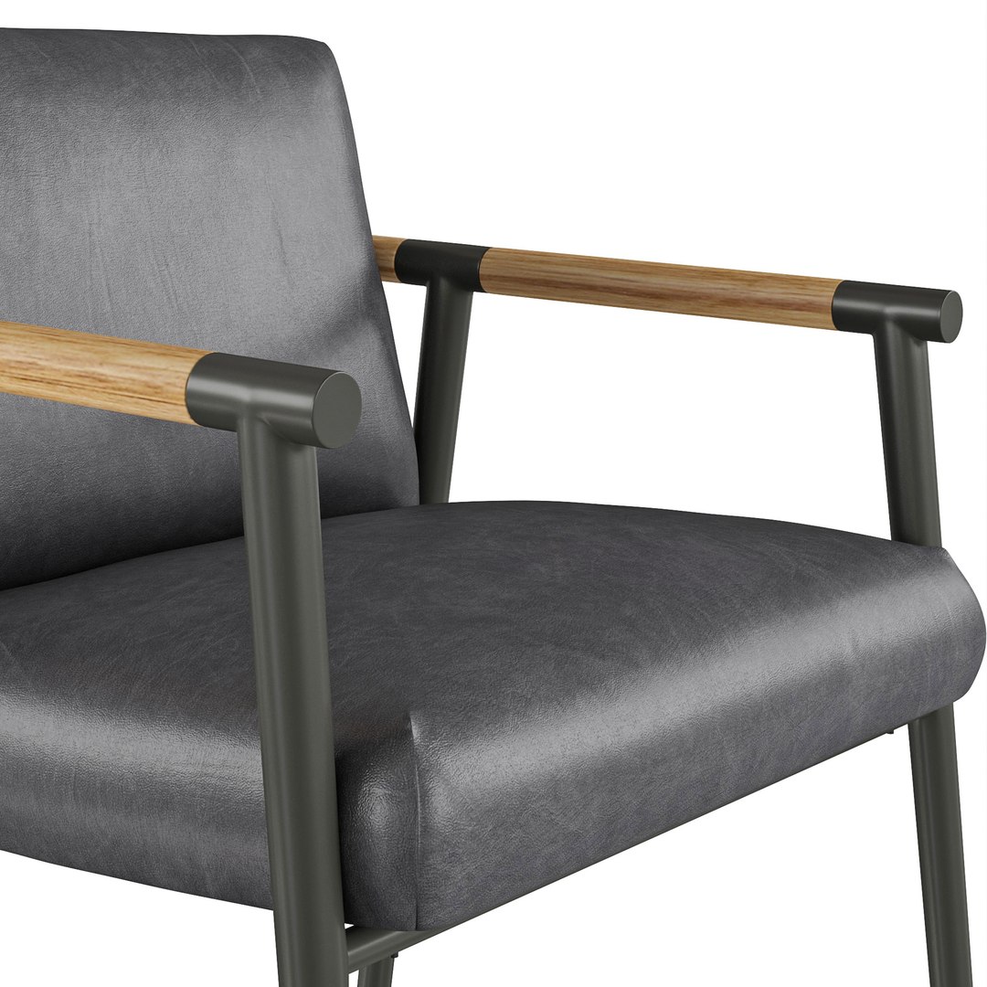 3D Russell Leather Bar Stools Model - TurboSquid 2059750