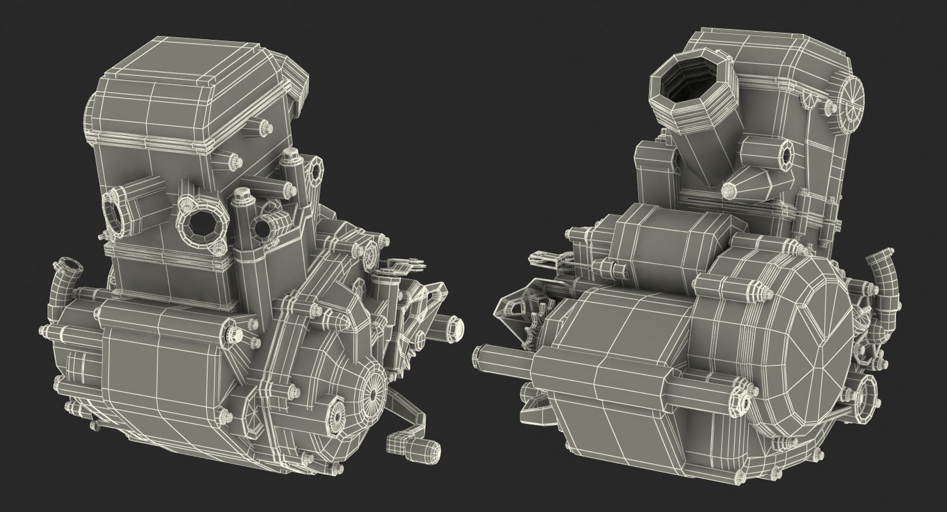 Motorcycle Engines 2 3D Model - TurboSquid 1275102