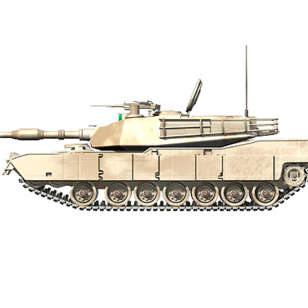 3d model m1a1 tank
