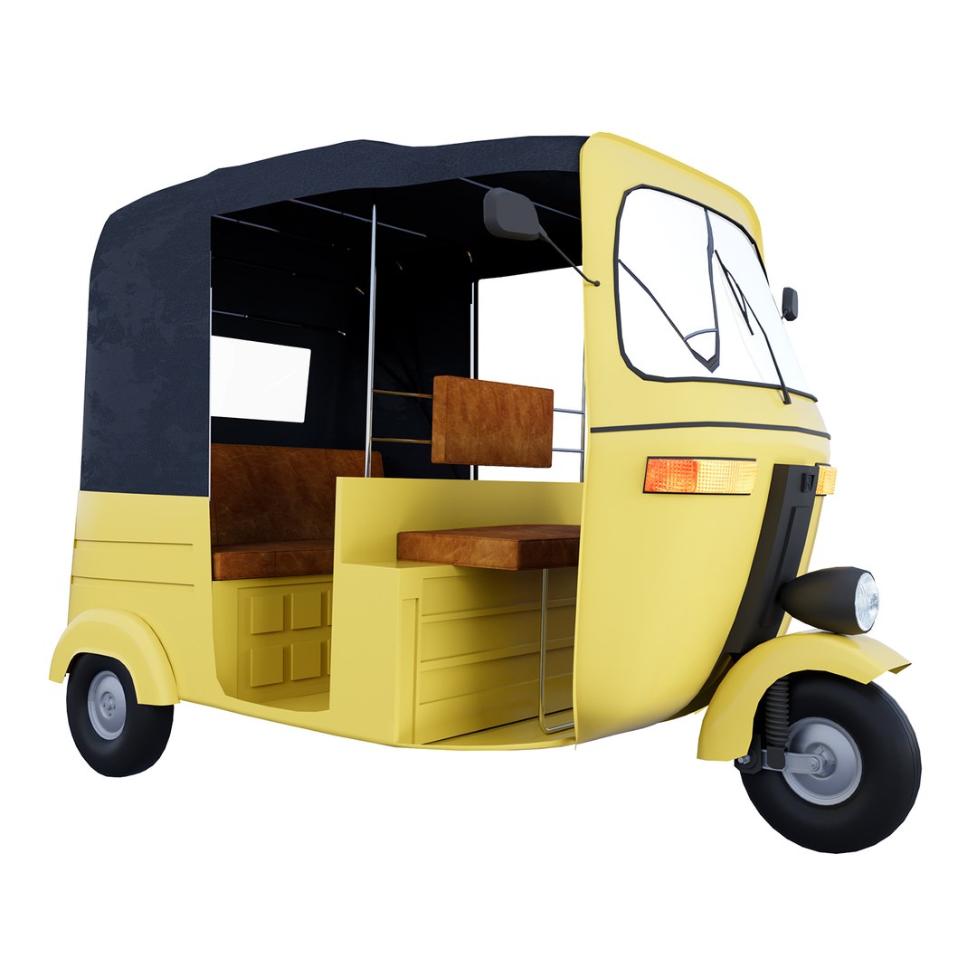 3D Auto Rickshaw - TurboSquid 2397319