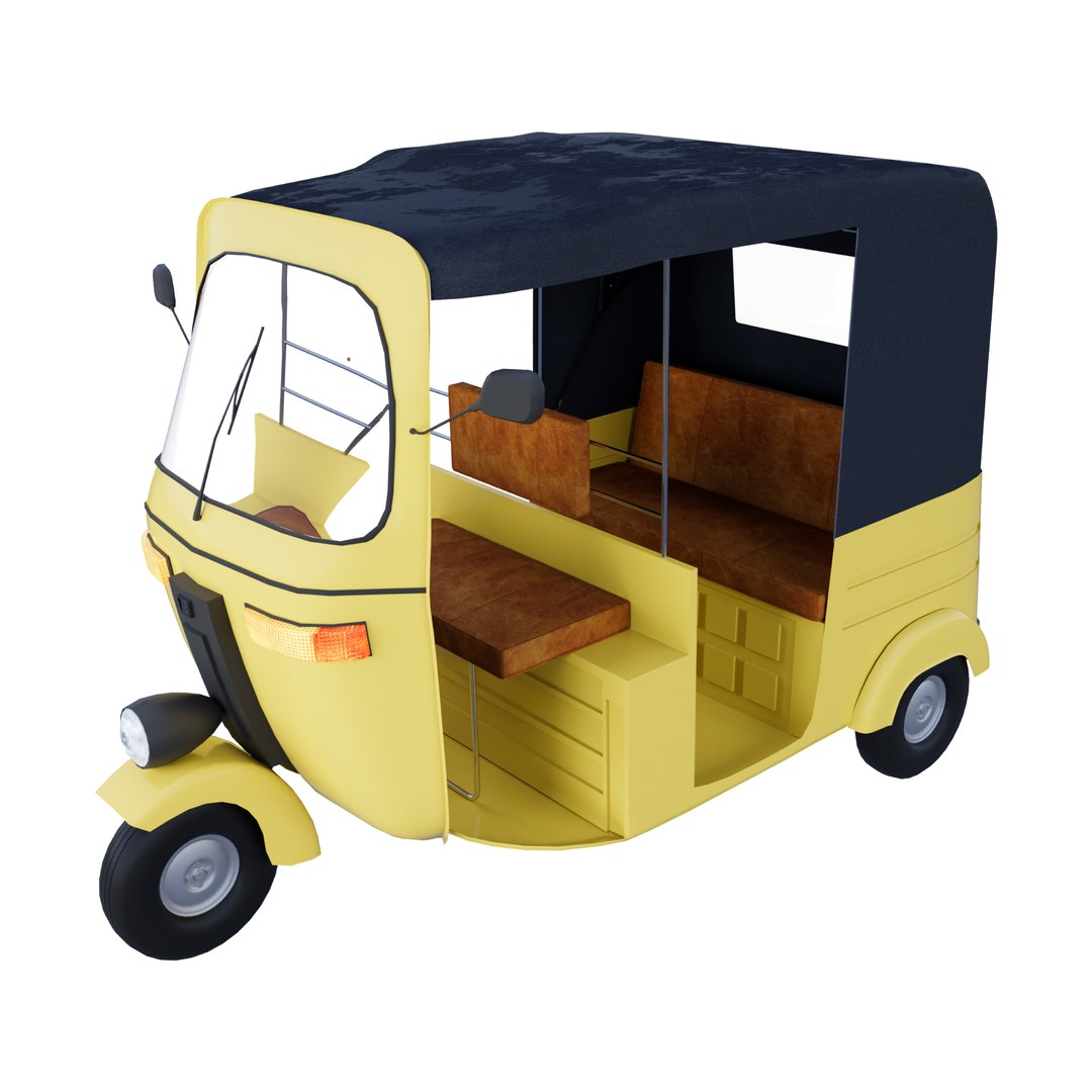 3D Auto Rickshaw - TurboSquid 2397319