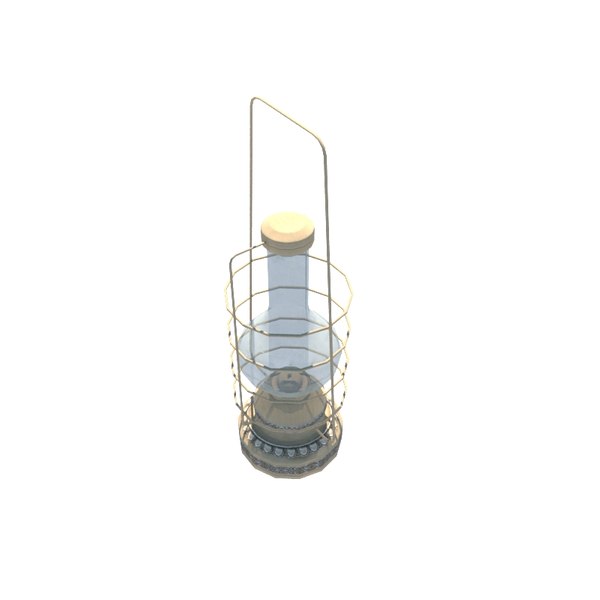 3d model oil lamp