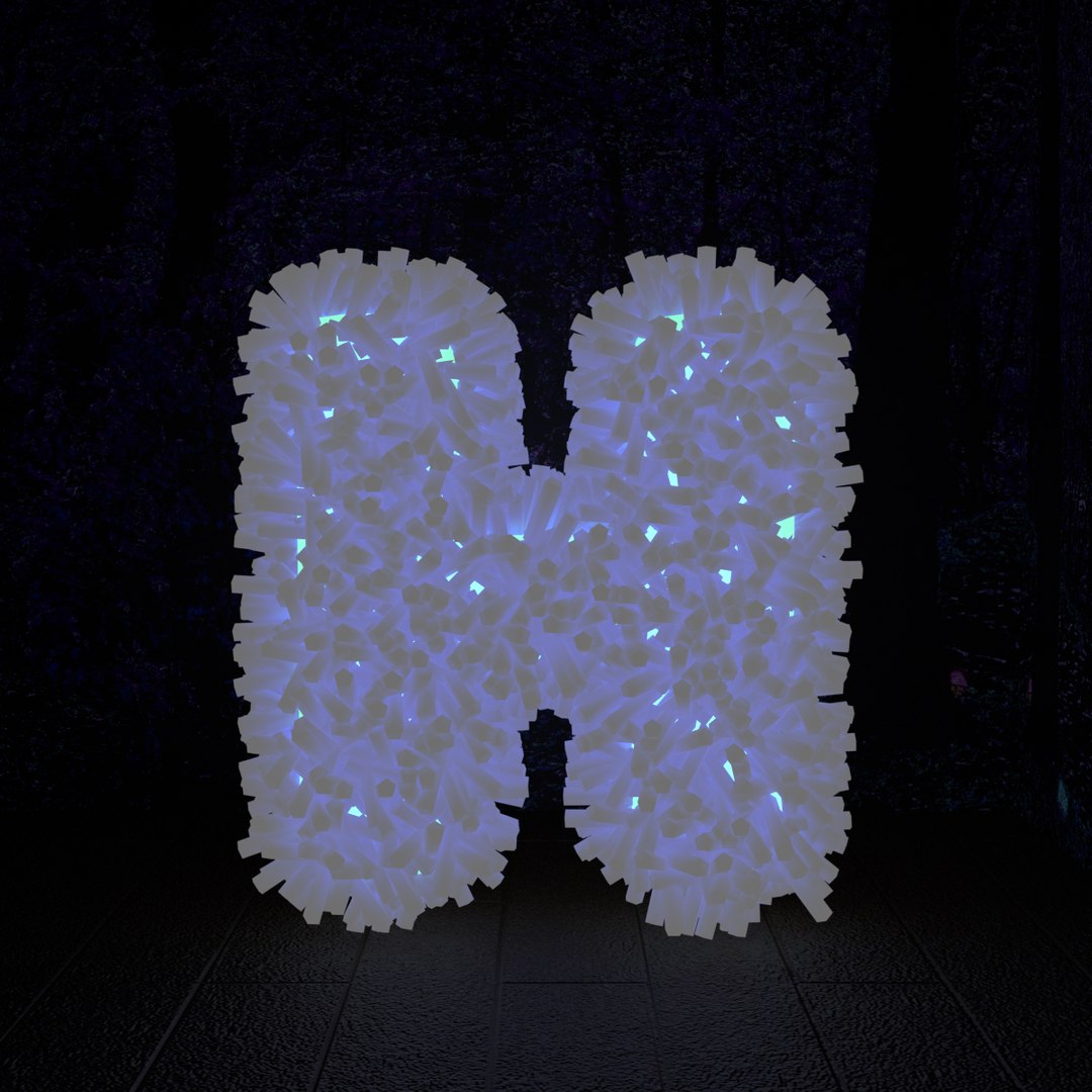 3D Light Letter Model - TurboSquid 1638426