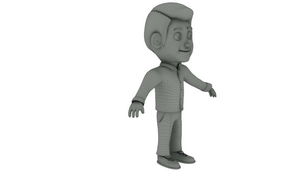 modelo 3d Padre hombre de dibujos animados - TurboSquid 2214815