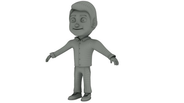 modelo 3d Padre hombre de dibujos animados - TurboSquid 2214815