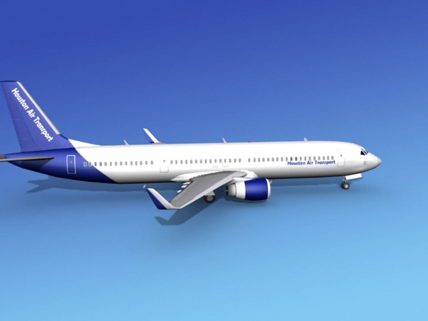 3d 737-900er 737 Airplane 737-900