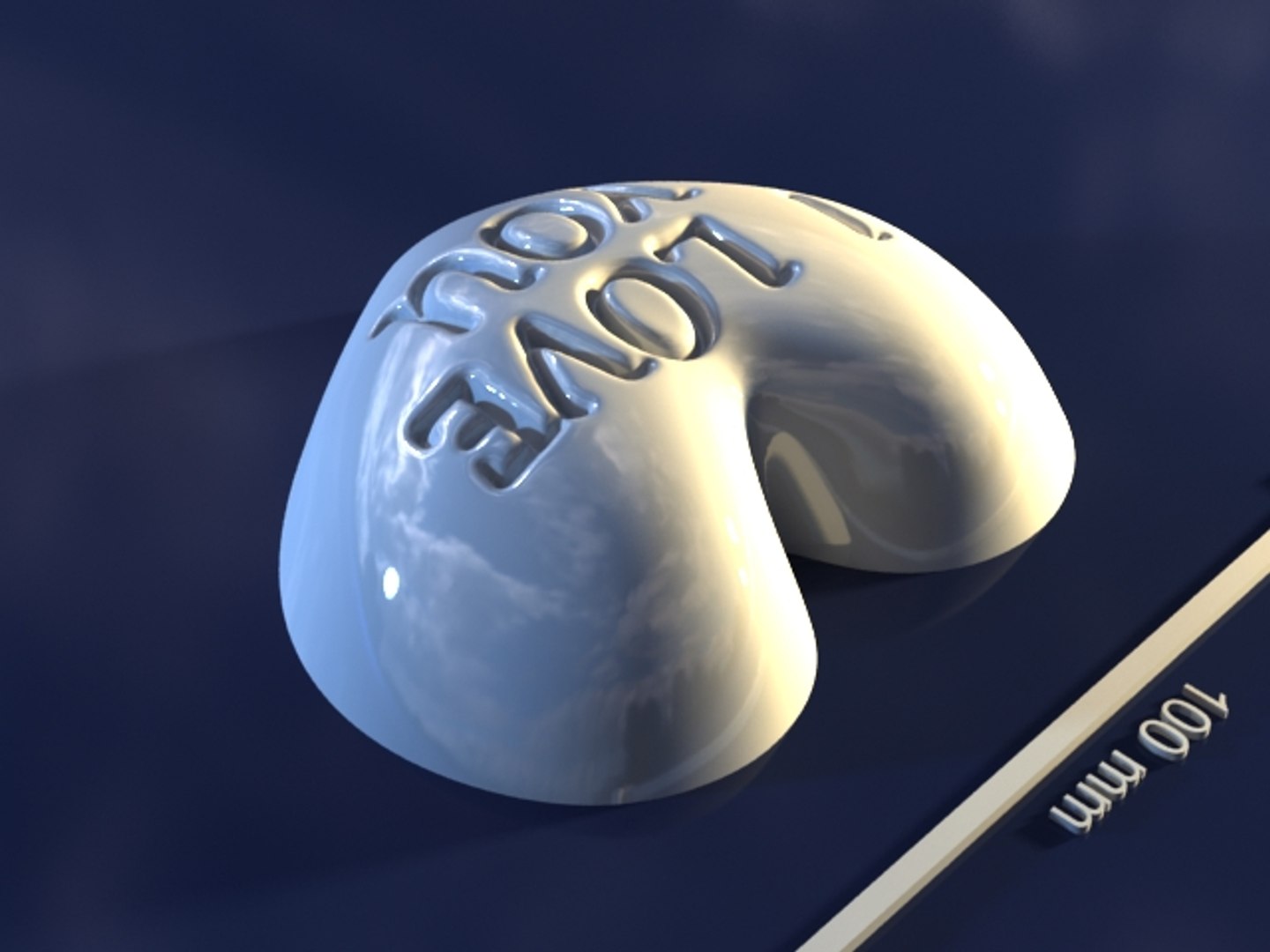 3d Love Mold Hand Model