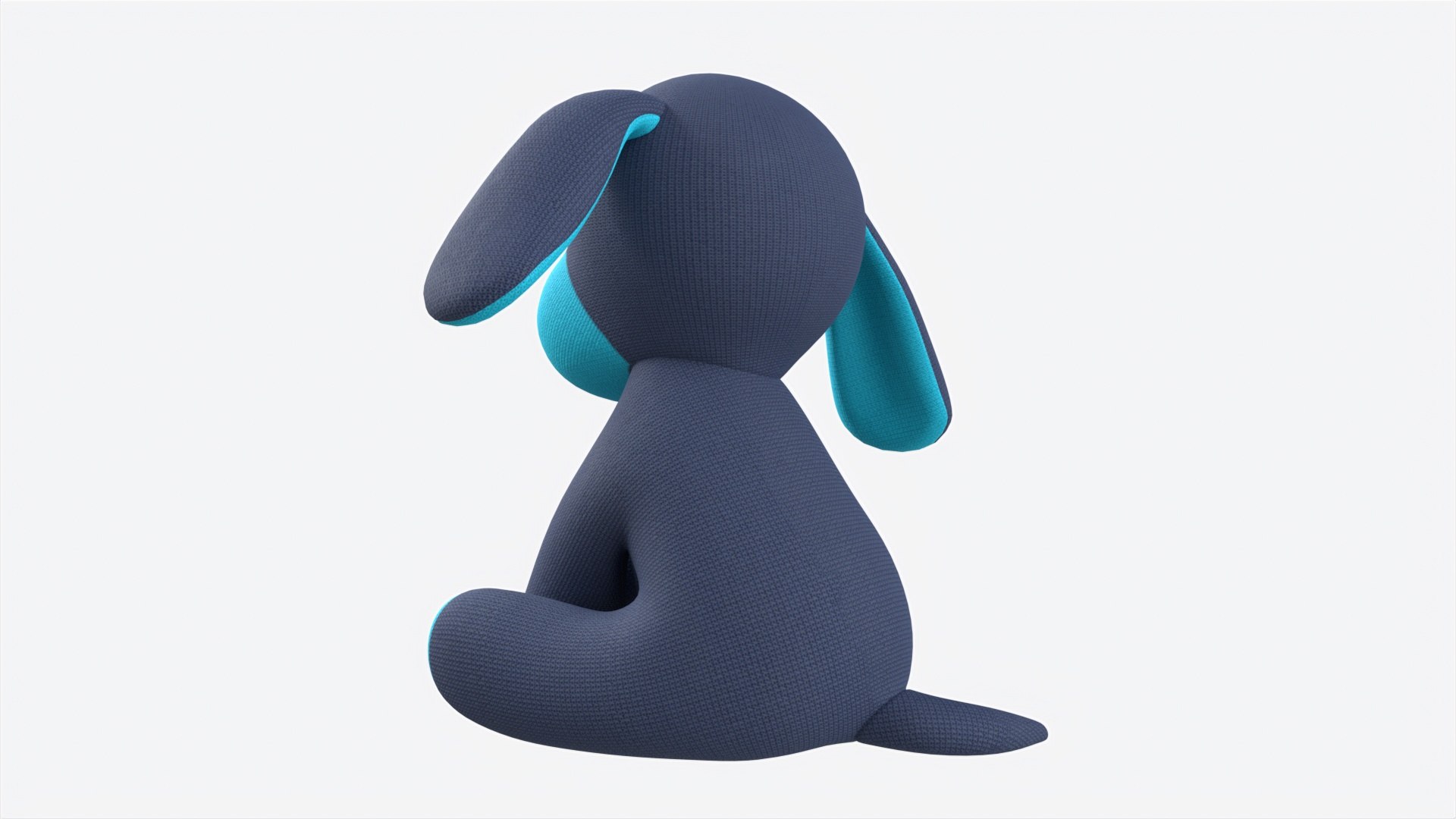 Puppy Toy Soft Blue Model - TurboSquid 2073675