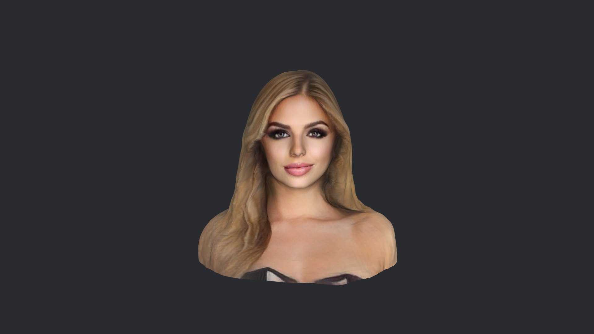 Beautiful Girl- Realistic Bust Head Ready 3D Model - TurboSquid 1818004