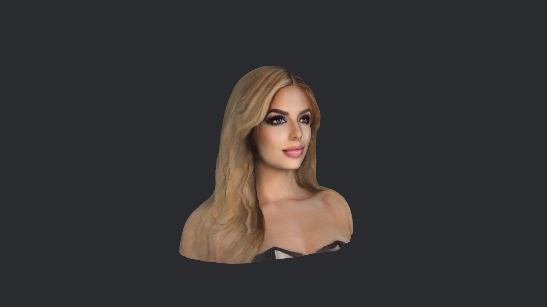 Beautiful Girl- Realistic Bust Head Ready 3D Model - TurboSquid 1818004