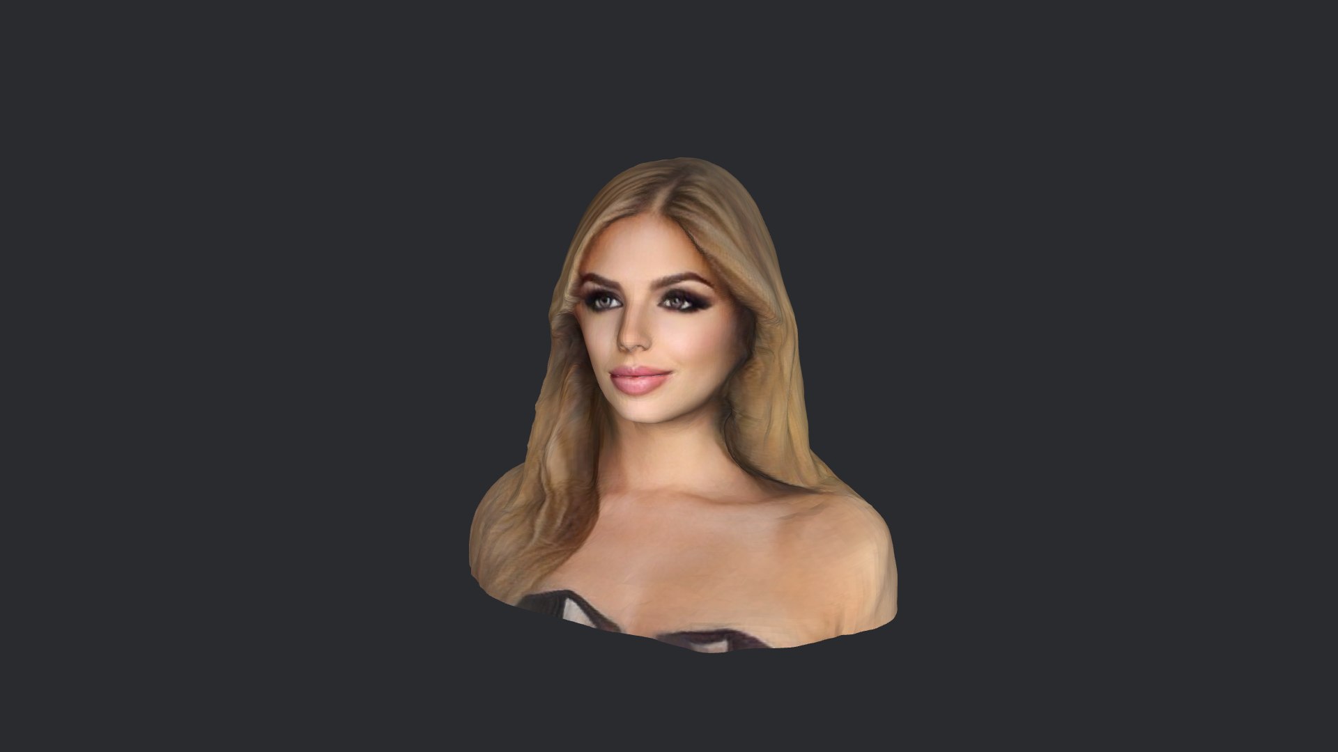 Beautiful Girl- Realistic Bust Head Ready 3D Model - TurboSquid 1818004