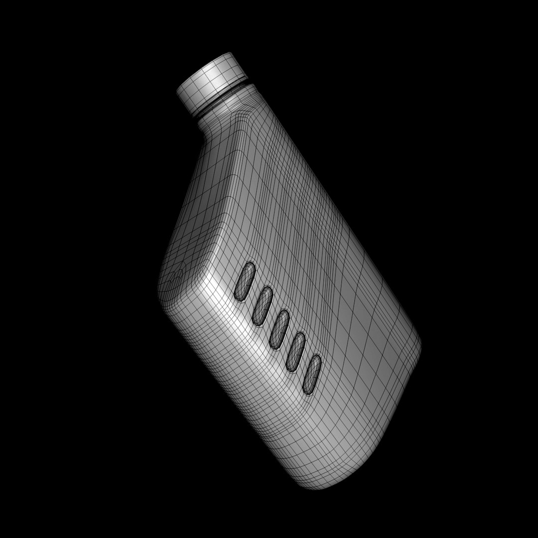 shell helix ultra vx 3d model