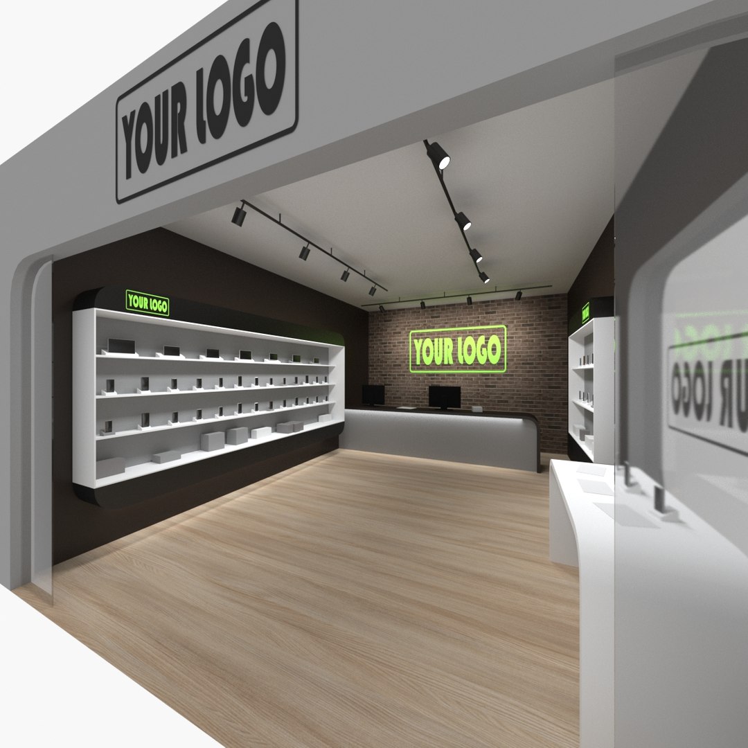 3D Smartphone Tablet Shop - TurboSquid 1417741