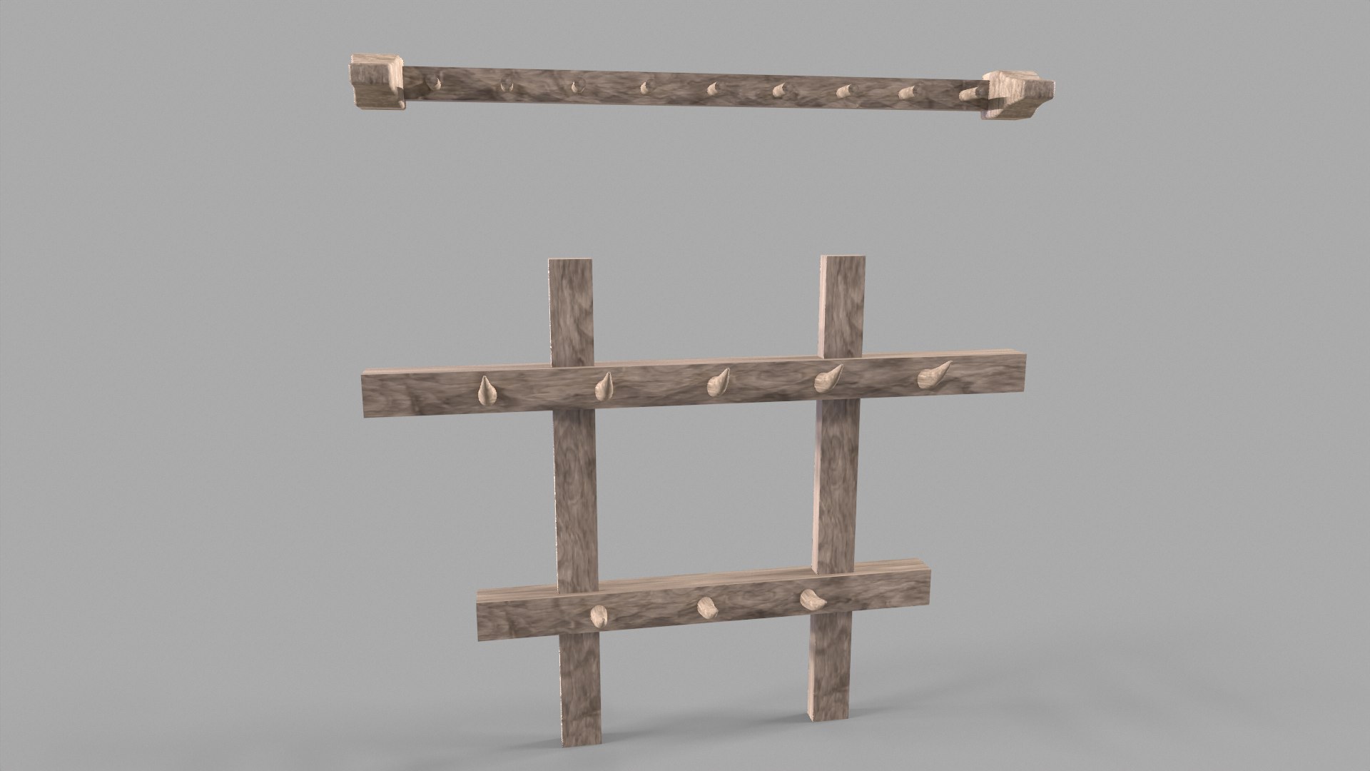 3D Medieval Hangers - TurboSquid 1872520