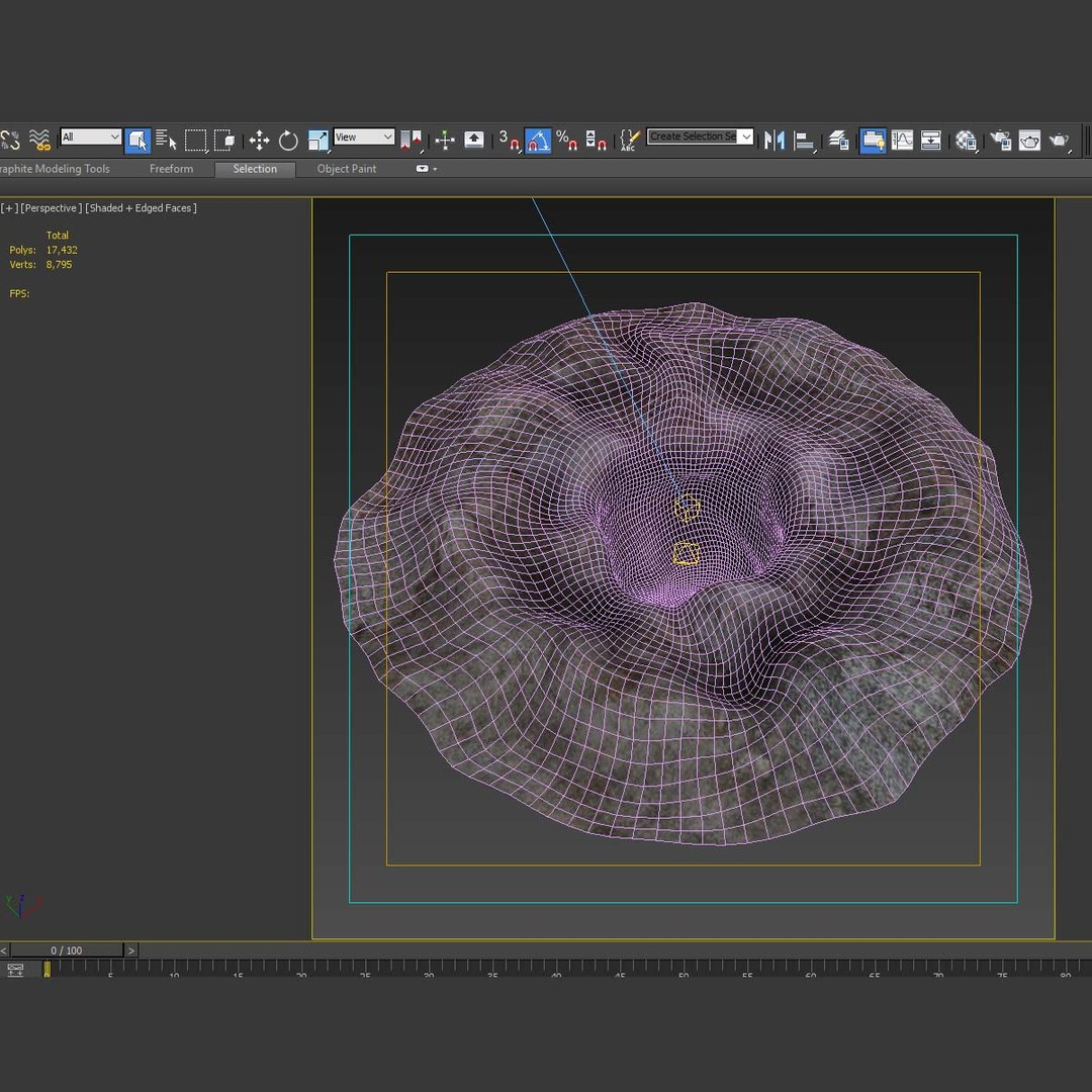 3d Realistic Hole 01 Blue