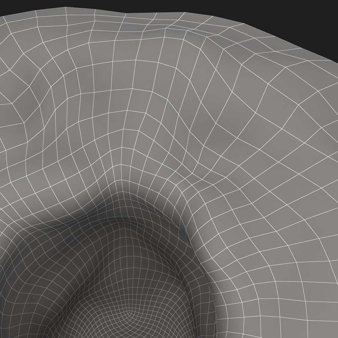 3d Realistic Hole 01 Blue