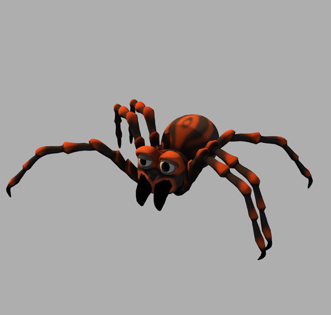 3d Cartoon Spider
