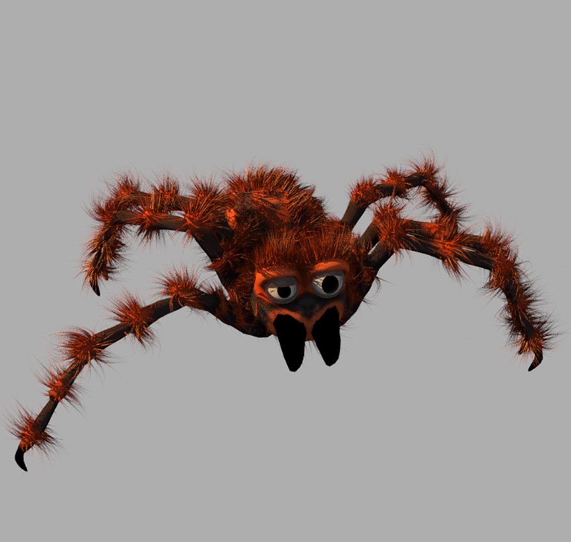 3d Cartoon Spider