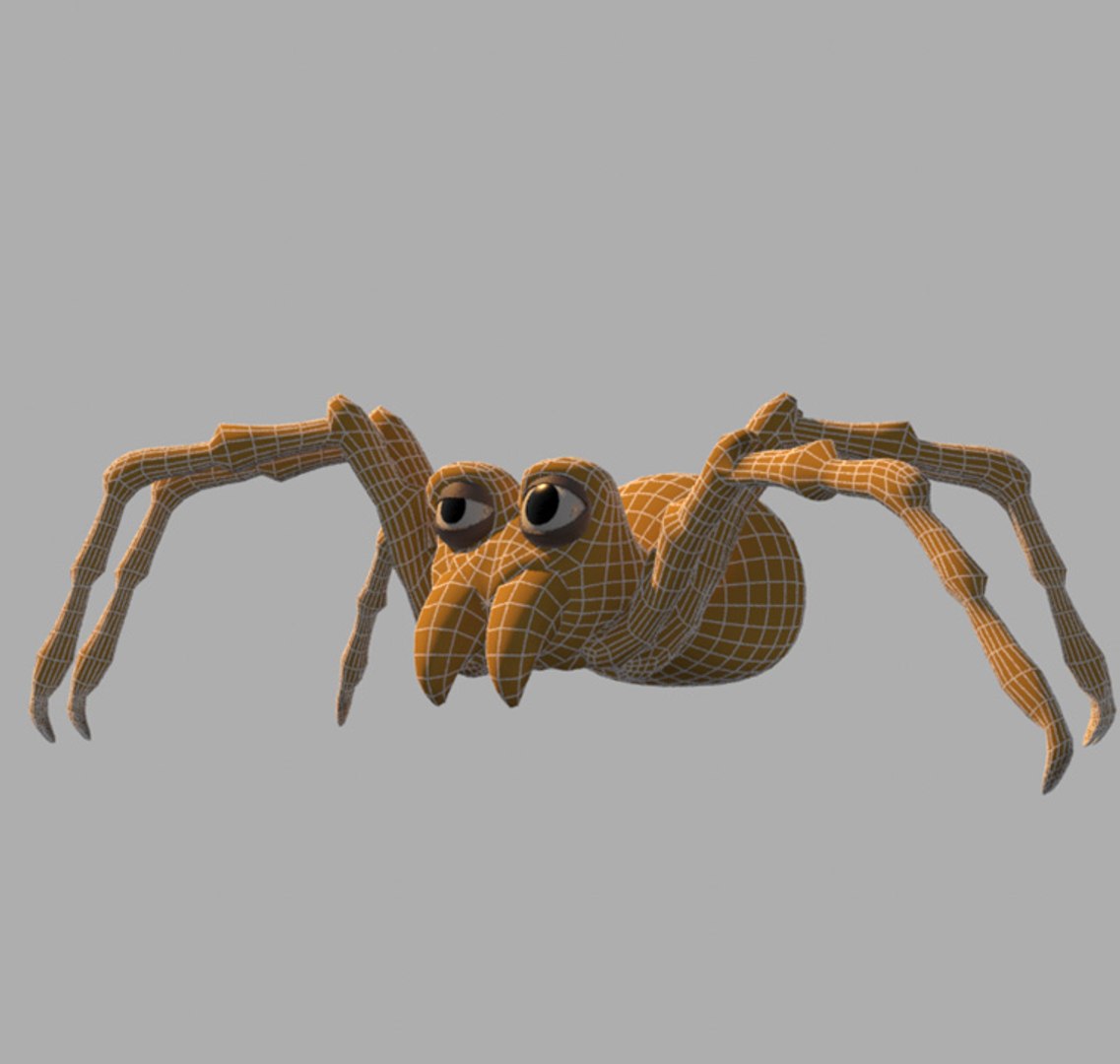 3d Cartoon Spider