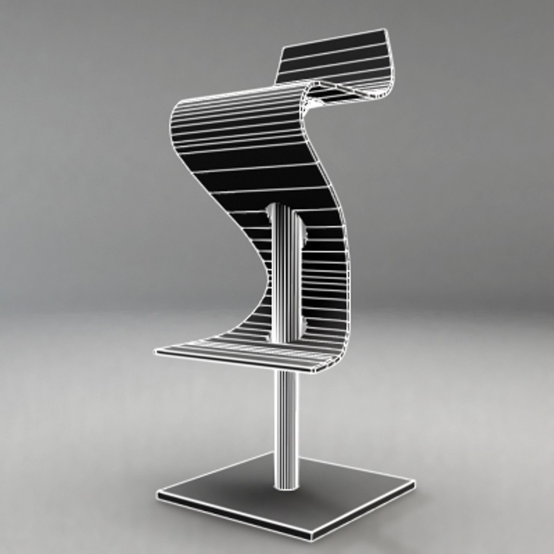 Madras Stool 3d Model