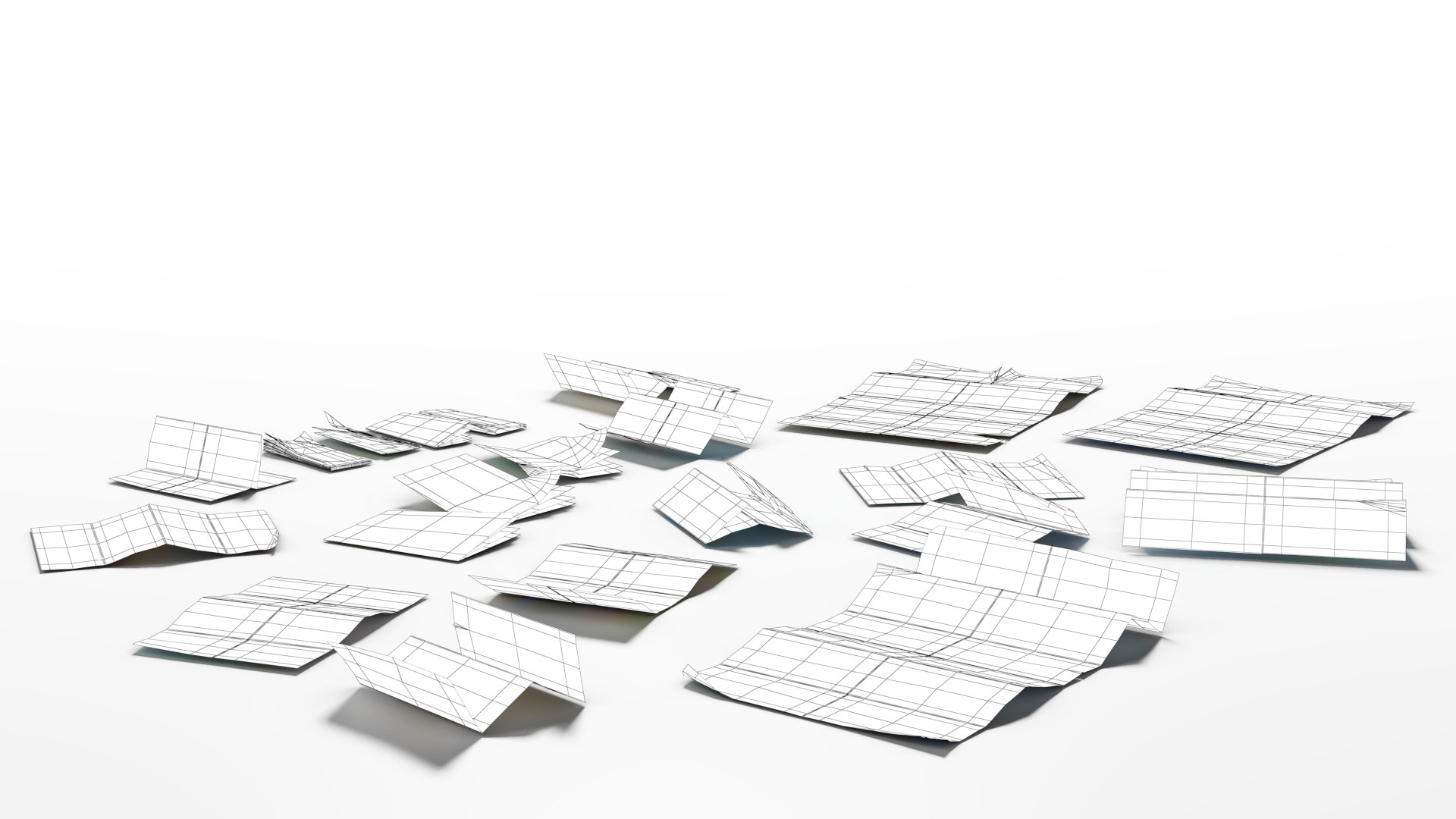 Folded Map 3D Model - TurboSquid 1889079