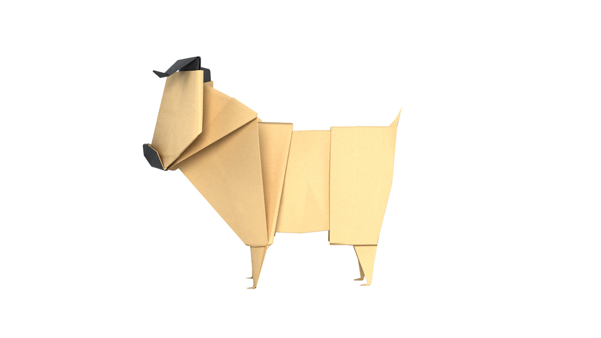 Origami 3D Model - TurboSquid 1455023