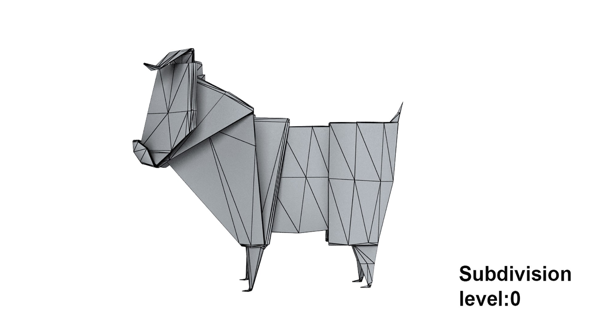 Origami 3D Model - TurboSquid 1455023