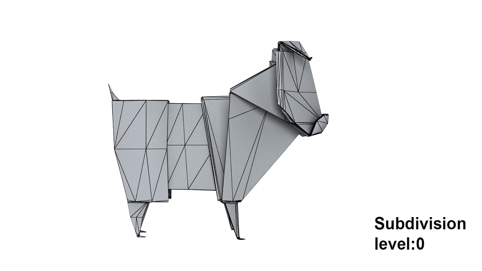 Origami 3D Model - TurboSquid 1455023