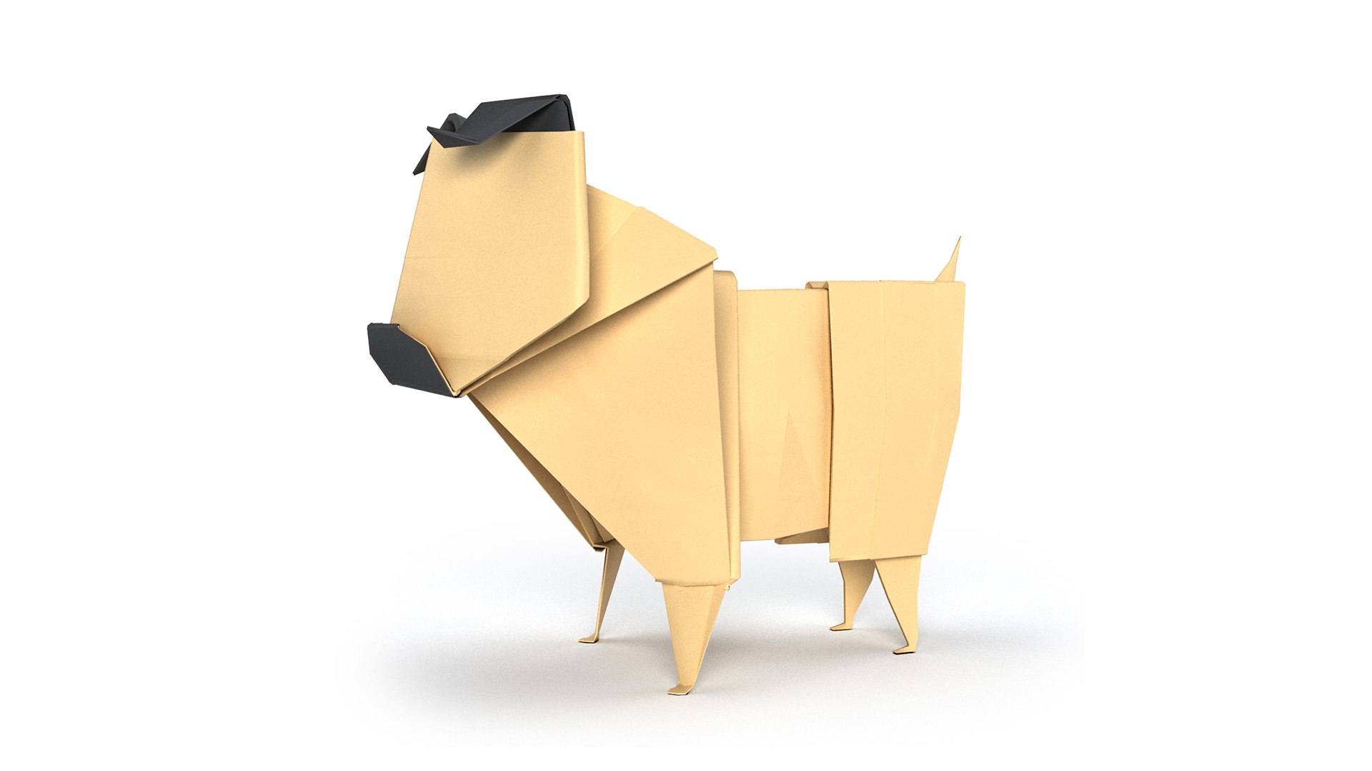 Origami 3D Model - TurboSquid 1455023